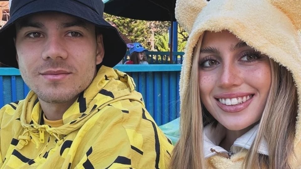 El video de Lucas Blondel pidiéndole casamiento a Morena Beltrán