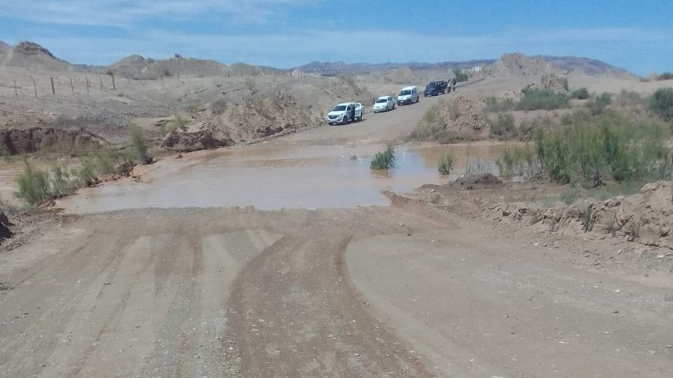 Otra vez Mogna aislada por la falta de puentes en los badenes