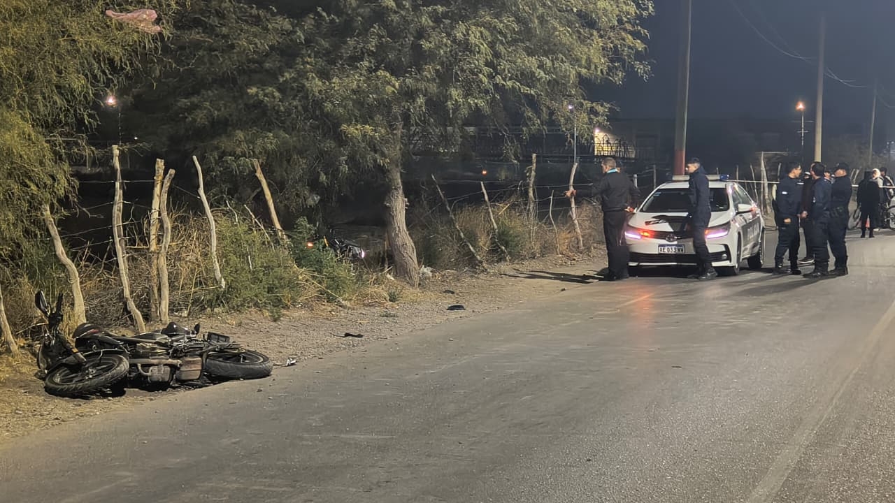 Un hombre murió tras choque entre motos en Chimbas