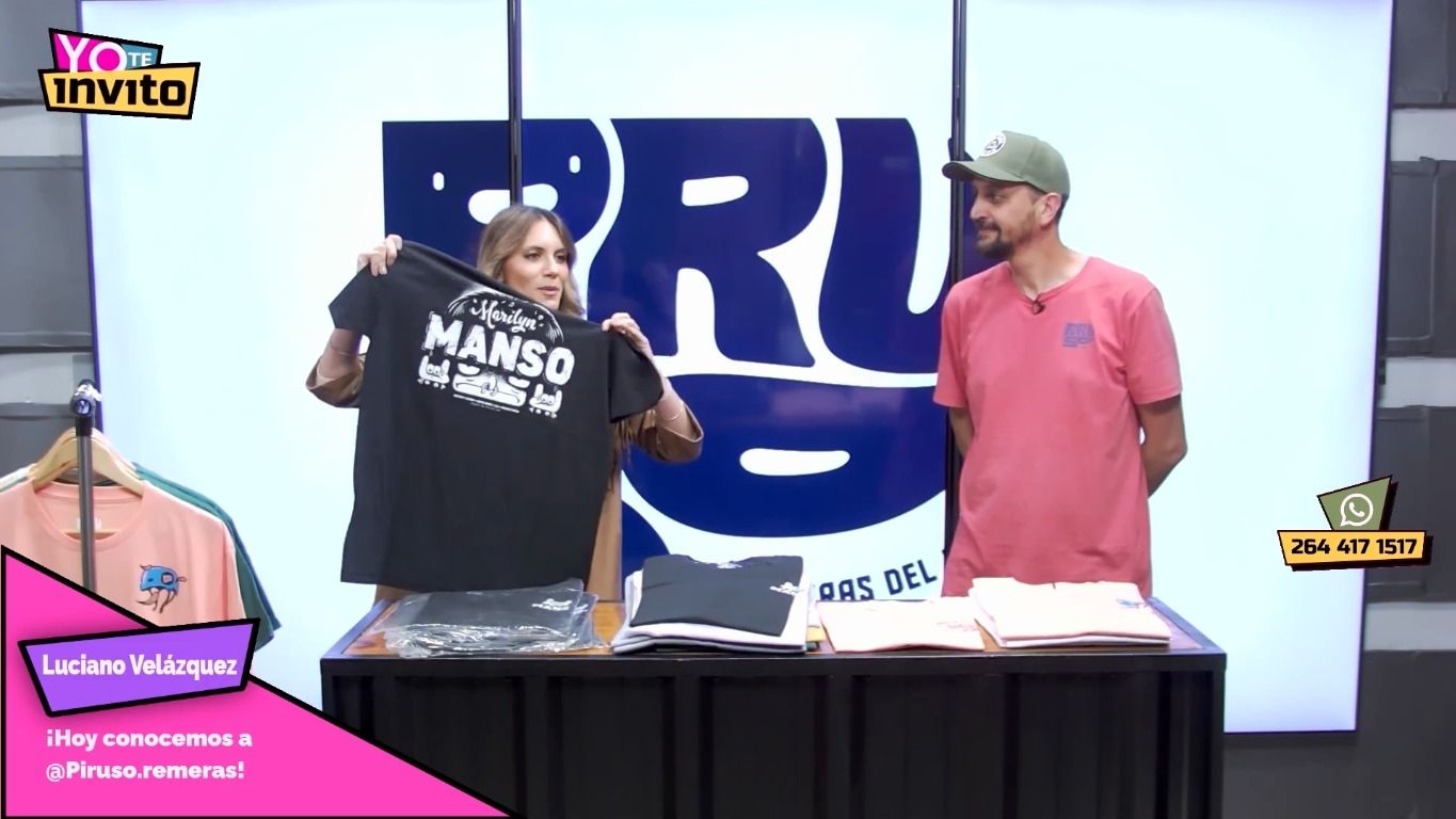 Piruso, el emprendimiento de remeras de diseño de autor 100% sanjuanino