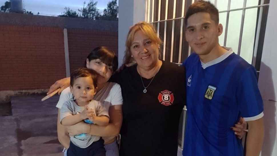 Una bombera de Pocito le salvó la vida a un bebé de un año